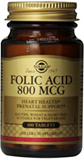 SOLGAR FOLIC ACID Фолиева Киселина 800mcg x 100 tabl | Subra